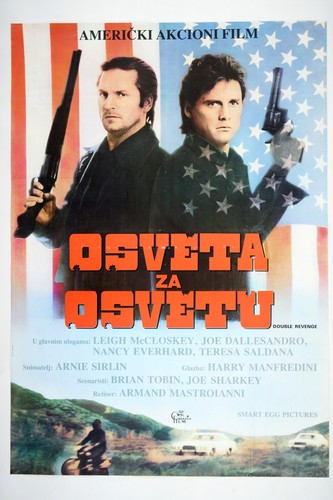 DOUBLE REVENGE Original exYU movie poster 1988 JOE DALLESANDRO, LEIGH ...