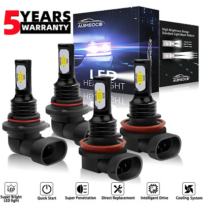 For Mazda CX-3 2016-2018 2019 6000k LED Headlight Hi/Lo Beam Bulbs ...