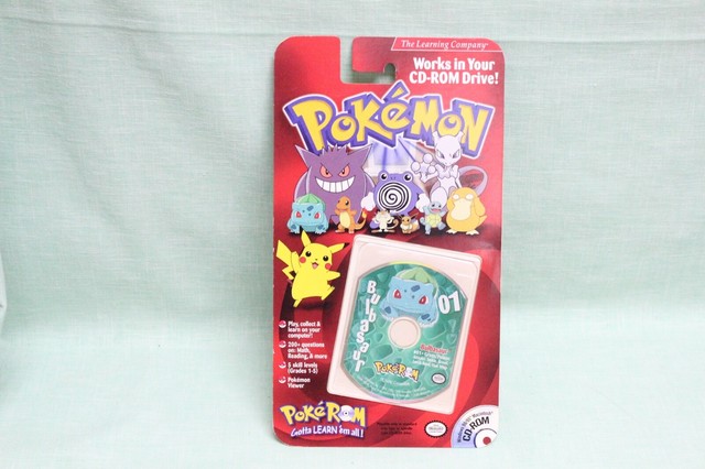 2000 Pokemon CD Rom Bulbasaur #01 Pokerom | eBay