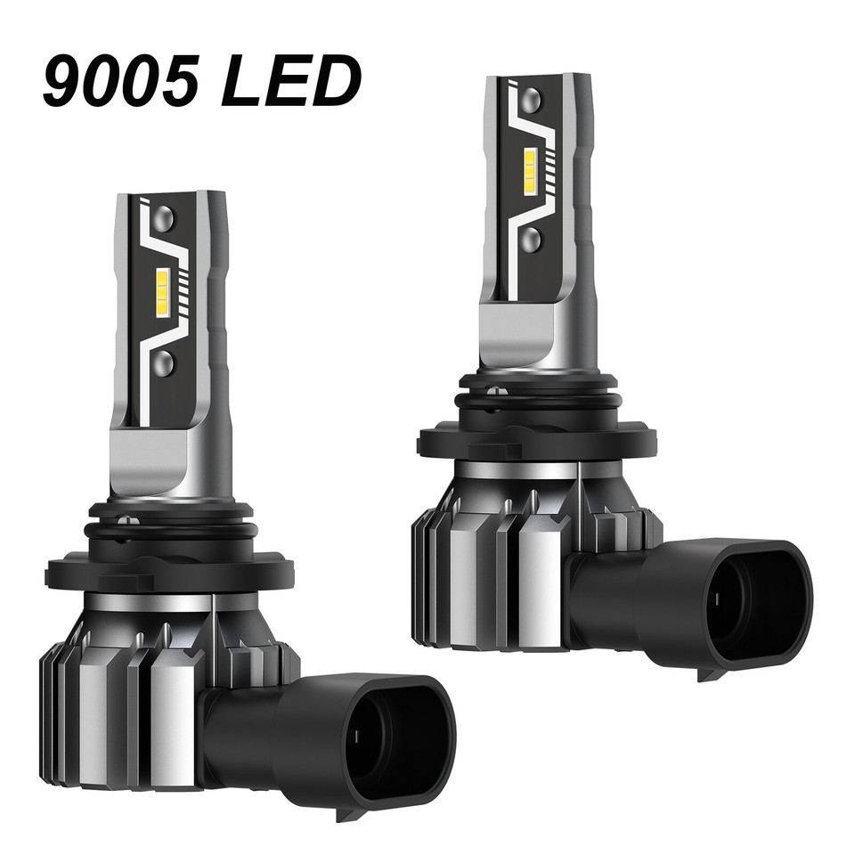 4x 9005 9006 LED Combo Headlight Bulb High Low Beam Kit Xenon Super ...