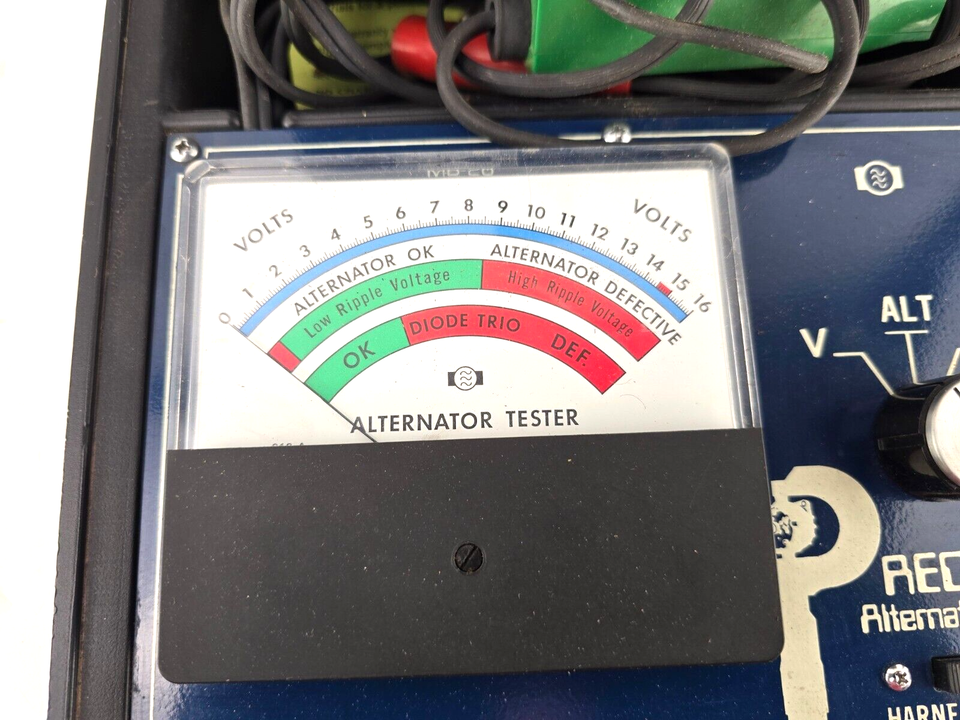 Vintage Precision Alternator and Starter Tester MB-28/38 w/ Carrying ...