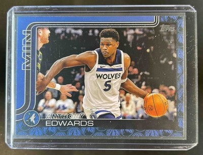 2025-26 Topps Anthony Edwards Team Color Border Variation #108 ...