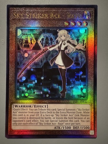 YUGIOH SKY STRIKER ACE - RAYE ASIA ENGLISH SLF1-AE035 ULTIMATE RARE | eBay