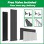 Flat Panel Radiator Central Heating Double Designer Rads with FREE ...