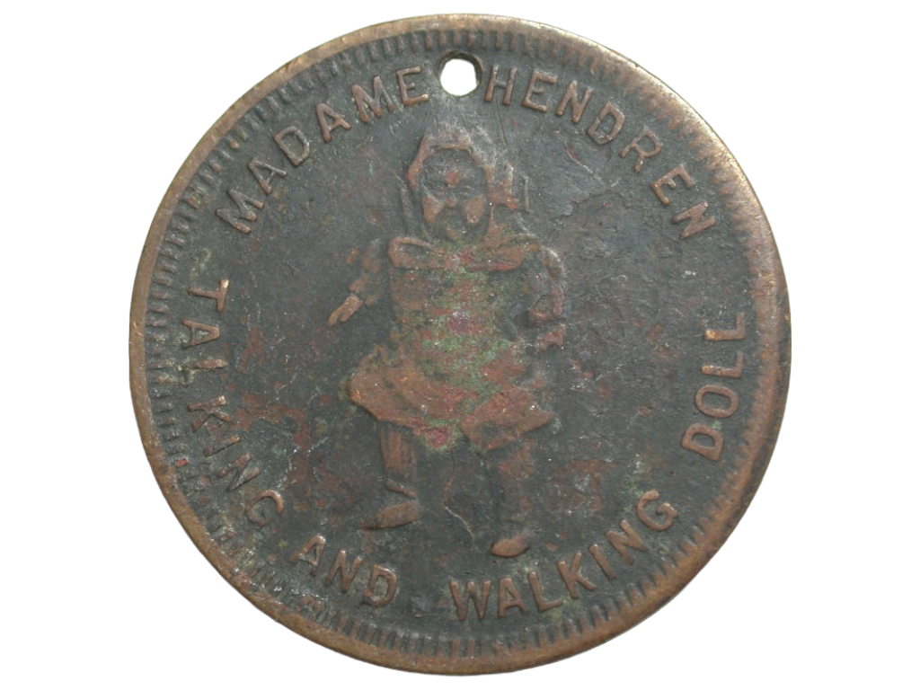 Madame Hendren Walking Doll Good Luck Token | eBay