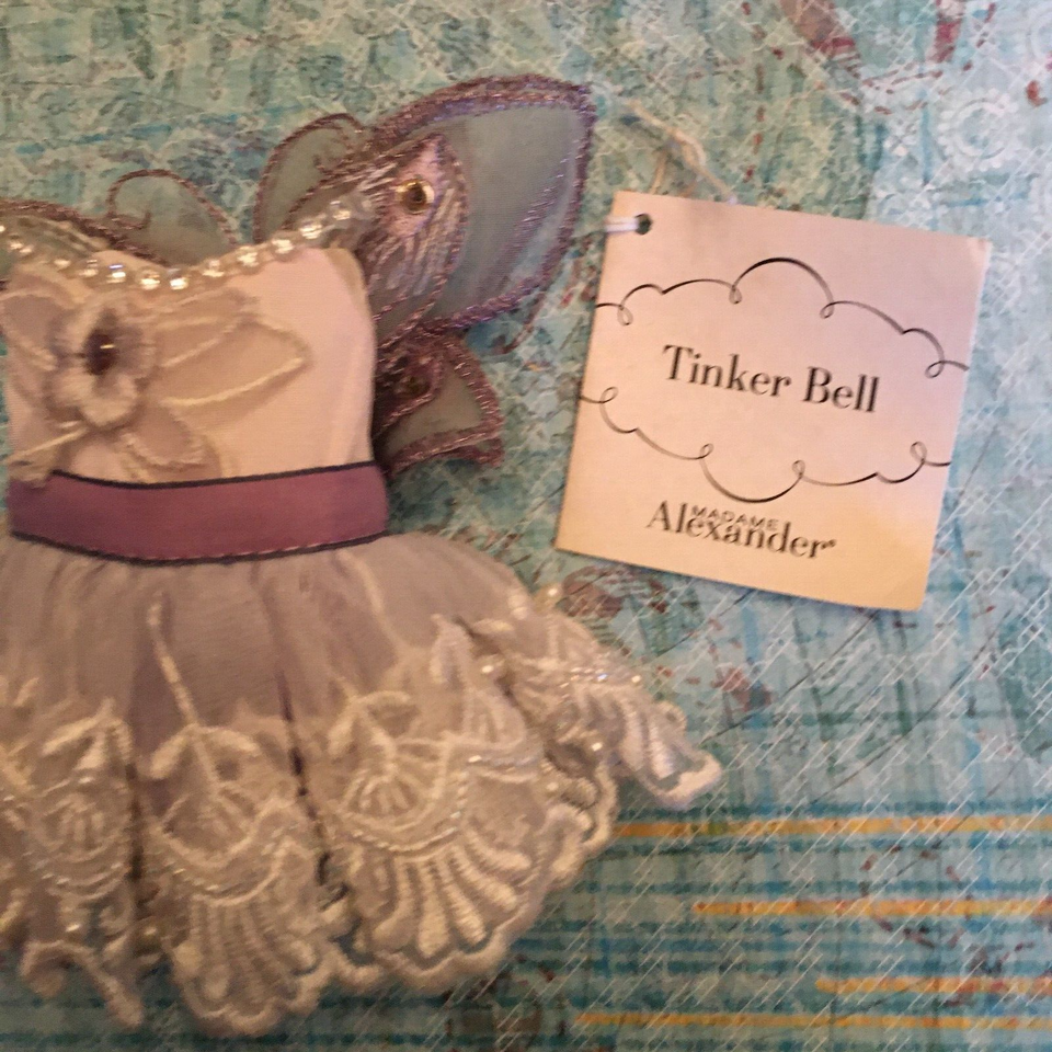 Original super Rare Purple Tinker Bell dress for 8" Madame Alexander ...