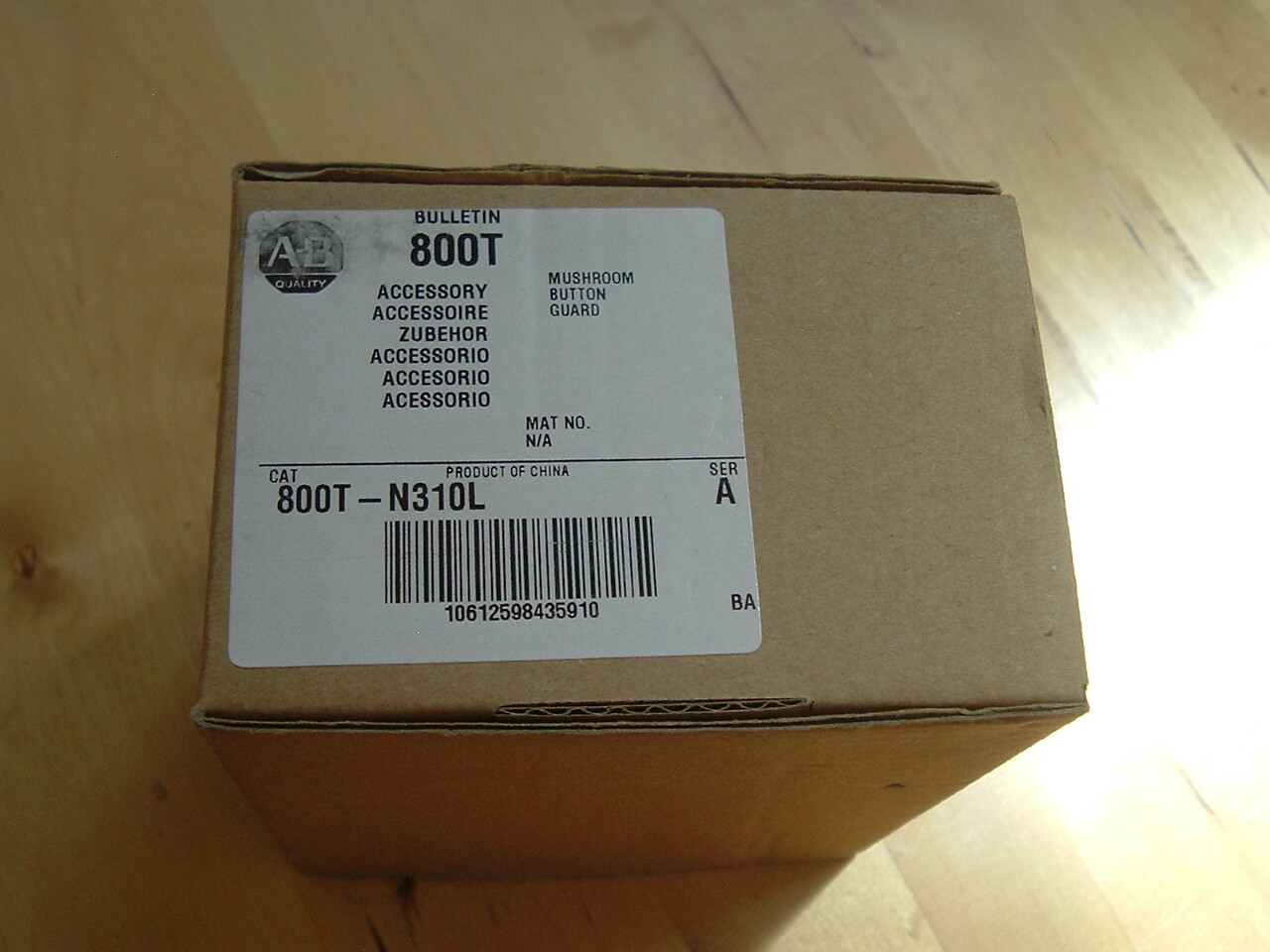 NEW! Allen Bradley(AB) 800T-N310L Chromed Steel heavy duty Mushroom ...