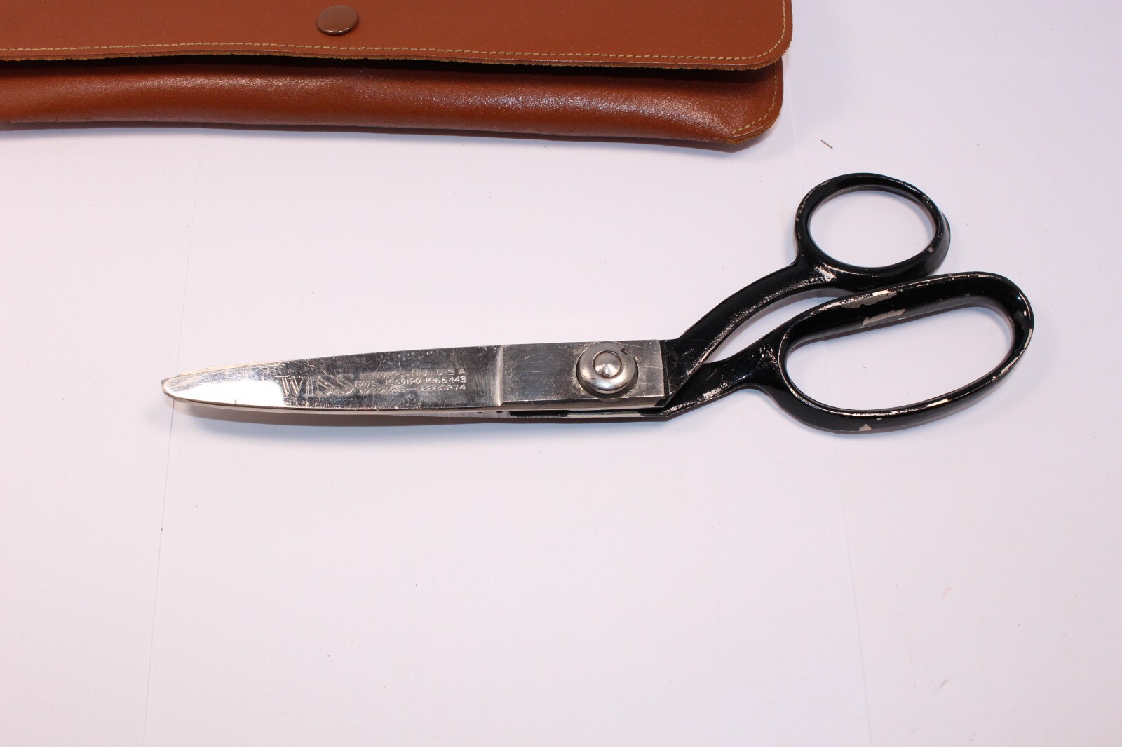 Vintage WISS SHEARS SCISSORS 1970408-2286874 NEWARK NJ USA Pinking HS ...