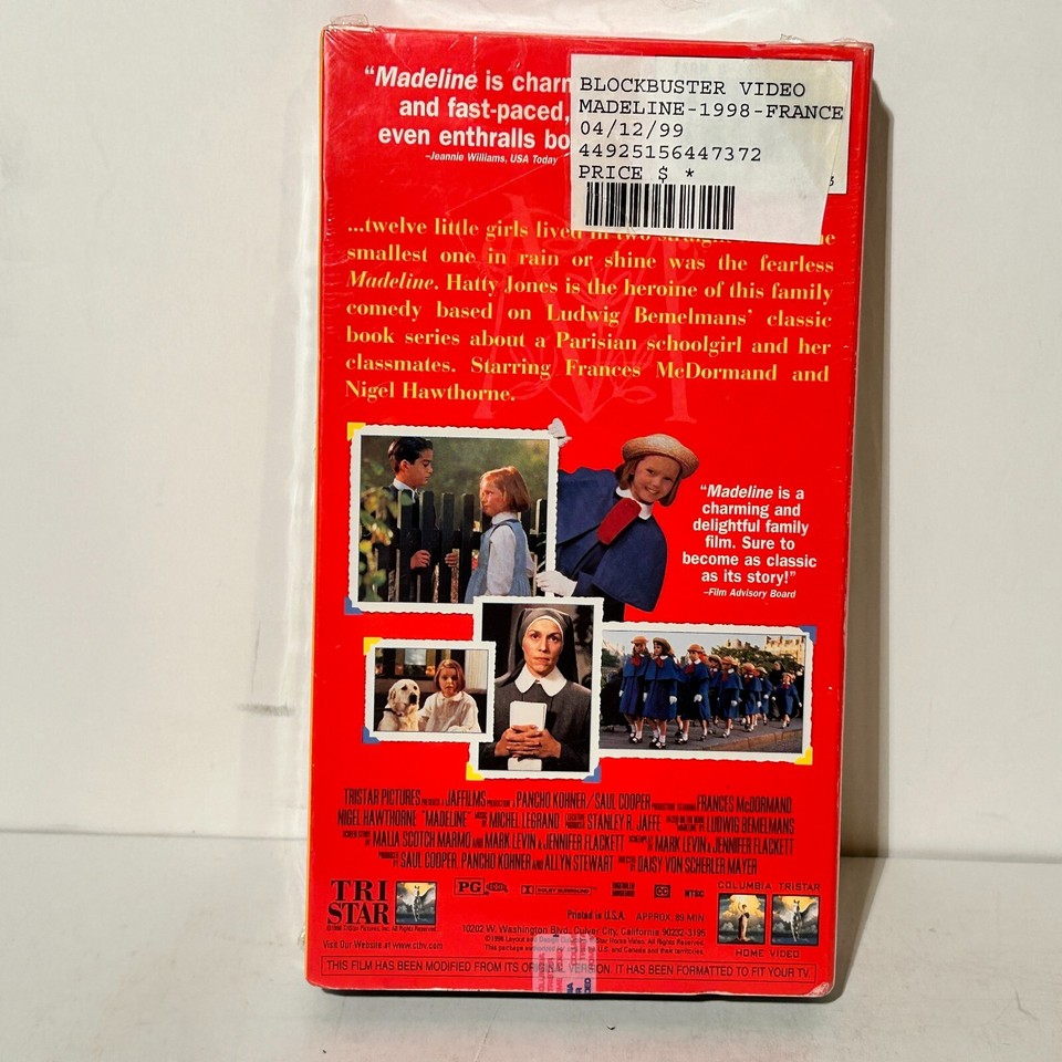 Madeline ©1998 Hatty Jones Nigel Hawthorne RESEALED *BUY 2 GET 1 FREE ...