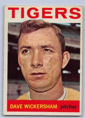 1964 DAVE WICKERSHAM - Topps Baseball Card # 181 - DETROIT TIGERS | eBay