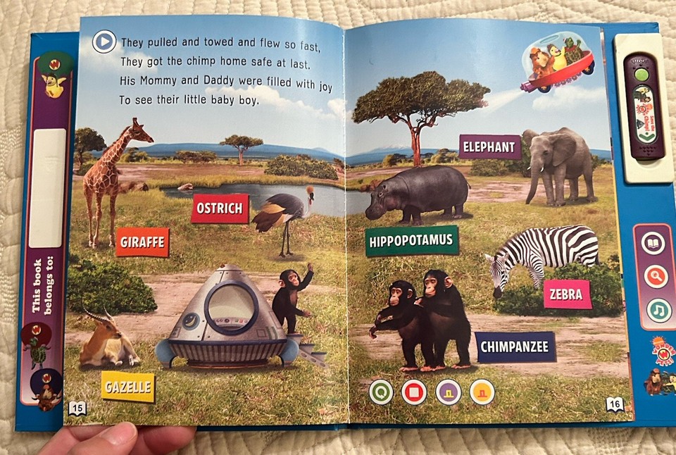 Vtech Bugsby Reading System (Book Only) Wonder Pets Save the Chimp | eBay