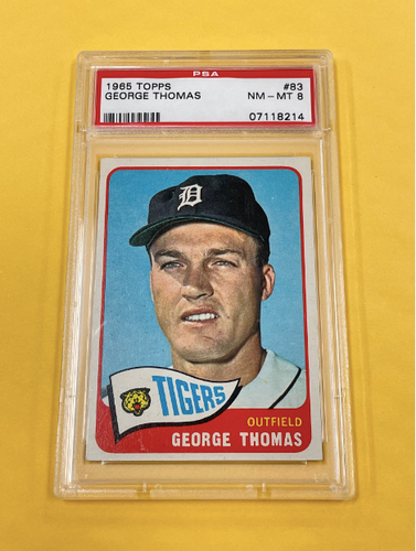 1966 Topps Baseball George Thomas #83 PSA 8 NM-MT | eBay