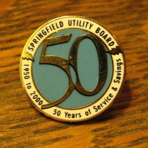 Springfield Utility Board Lapel Pin - Vintage 2000 USA Oregon SUB 50 ...