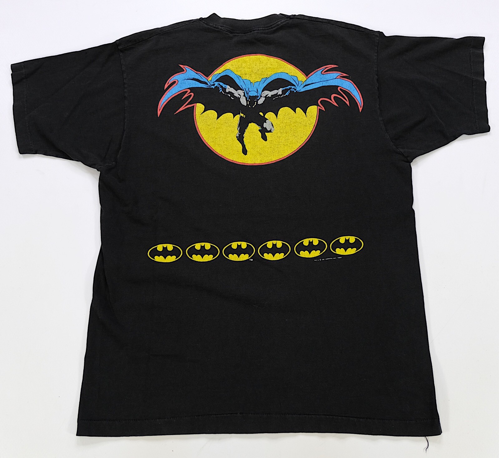 Rare VTG Batman Bat Signal 1989 Single Stitched T Shi… - Gem