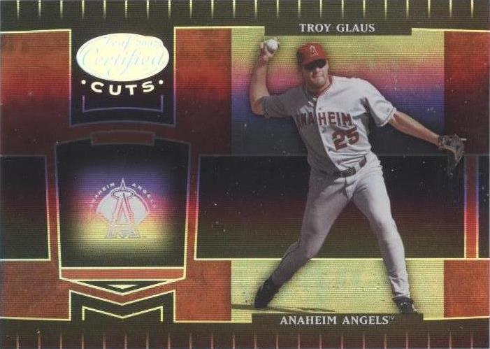 2004 Leaf Certified Cuts - Troy Glaus #5 Marble Red /100 for sale ...