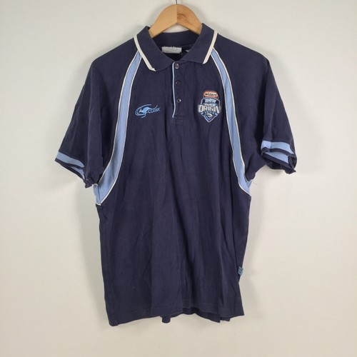 NSW blues State of origin VINTAGE Mens polo shirt siz… - Gem