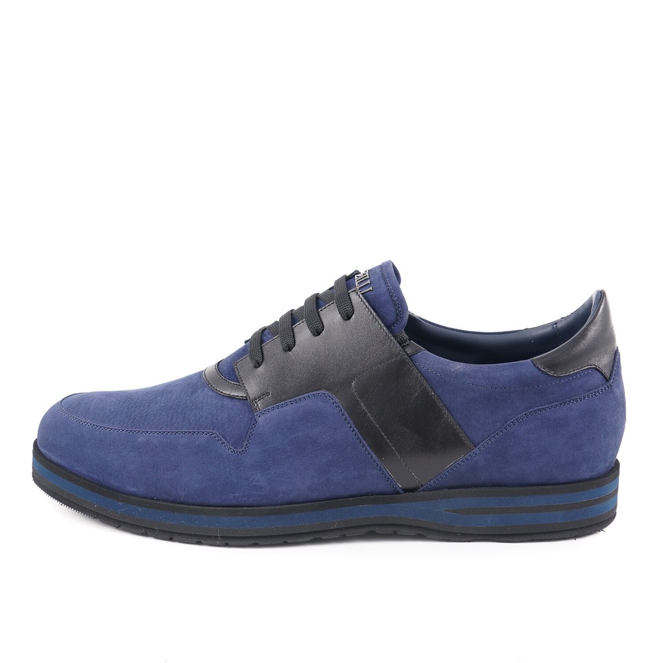 Zilli Soft Nubuck Leather Sneakers with Smooth Calf Details US 13 (Eu ...