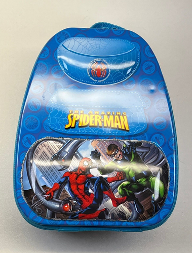 2008 The Amazing Spider Man Marvel Lunch Box Carry All Mini Backpack ...