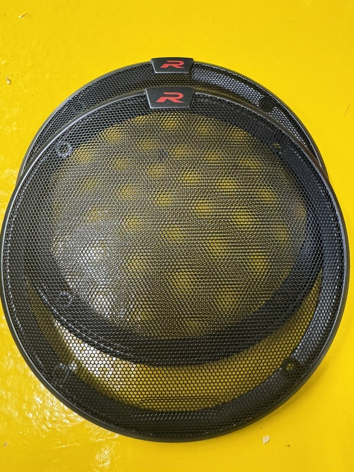 ALPINE TYPE R 6.5" SPEAKER GRILLS COVERS ONLY TYPE Sass ssßssßsßsßssßss ...