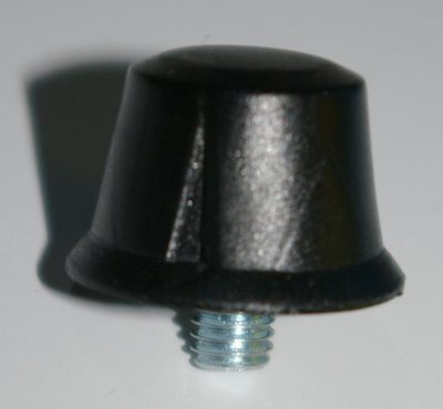 Replacement Flanged screw in cleats .5 inch[1/2''] Black Pk of 7 /Studs ...
