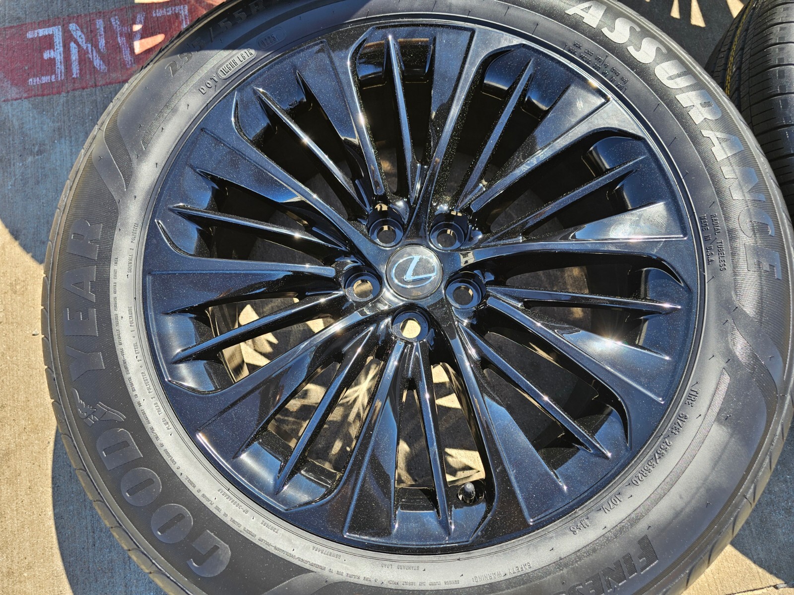 20" Lexus TX350 OEM wheels rims 74370 LC500 LS500 LS500H 2022 2023 2024 ...