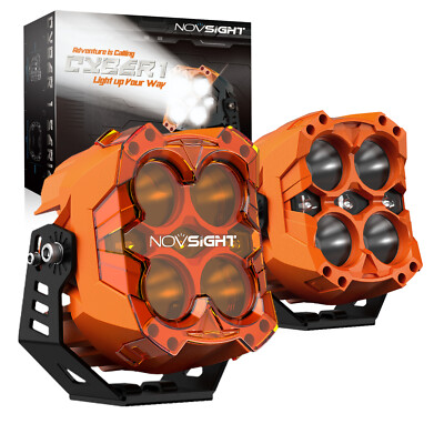NOVSIGHT CYBER 1 Series 6'' LED Pods Off Road Light with Multi Lighting ...