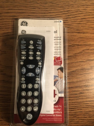 NEW Open Box GE Universal Remote - 24944 | eBay