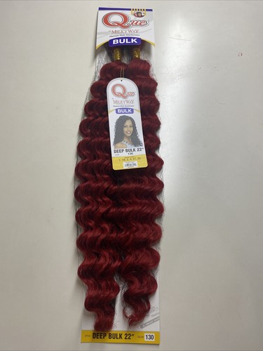 MILKY_WAY QUE HUMAN HAIR_MASTER MIX_DEEP_BULK_22"_#130 | eBay