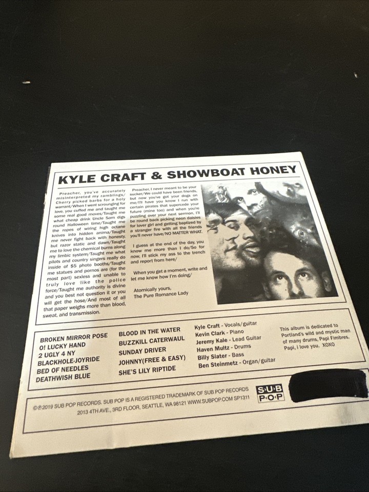 Kyle Craft-Showboat Honey CD (Like New) | eBay