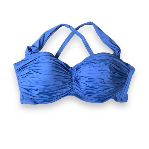 BLEU ROD BEATTIE Kore Convertible Bikini Top Navy 36D | eBay