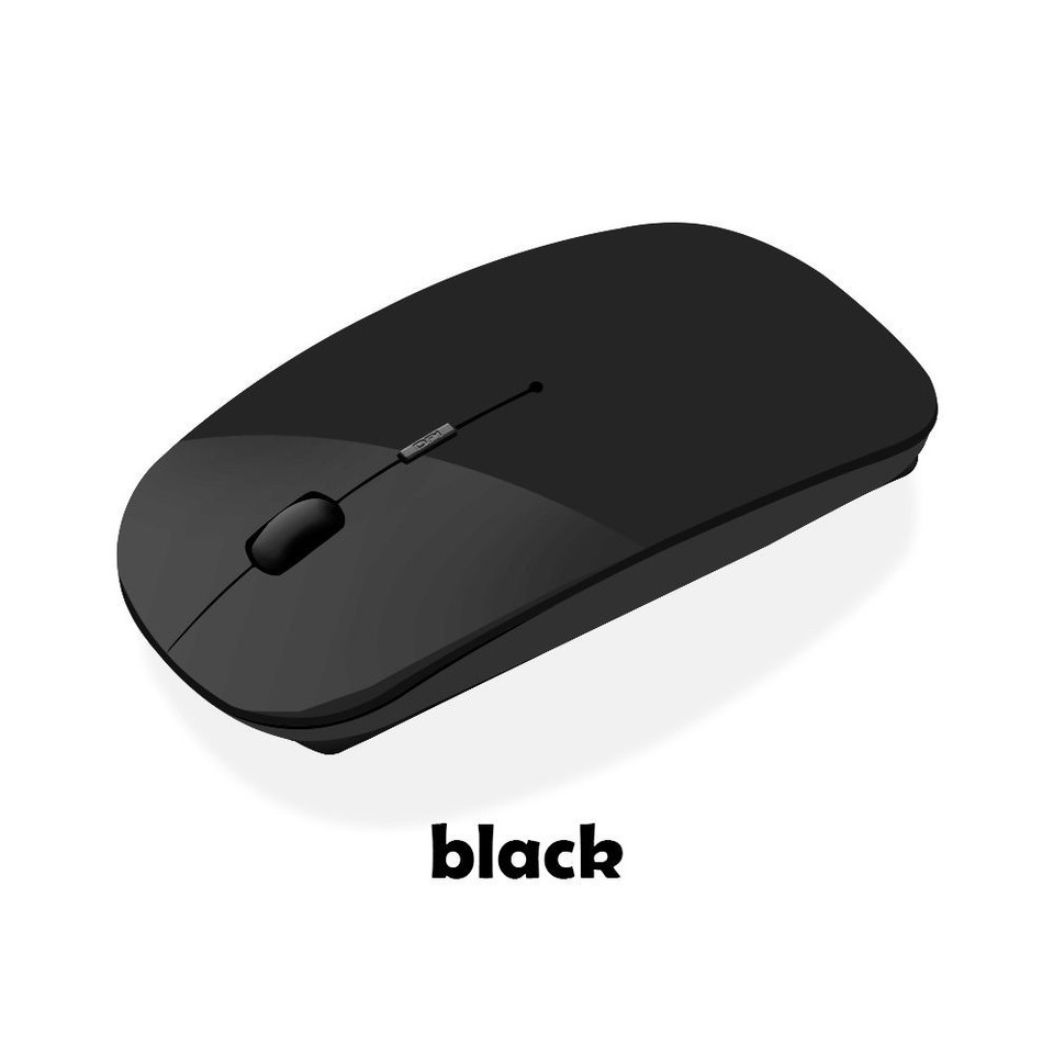 Button Ultra thin USB Cordless Mice Optical 2.4GHz Wireless Mouse For ...