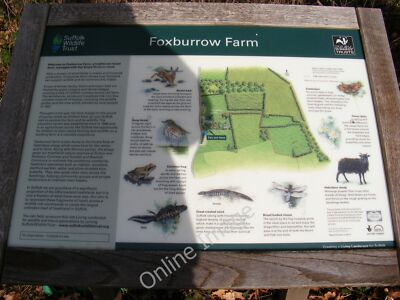 Photo 6x4 Information Board at Foxburrow Farm Woodbridge/TM2649 (Close ...