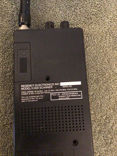 Vintage Handheld Regency Scanner | eBay