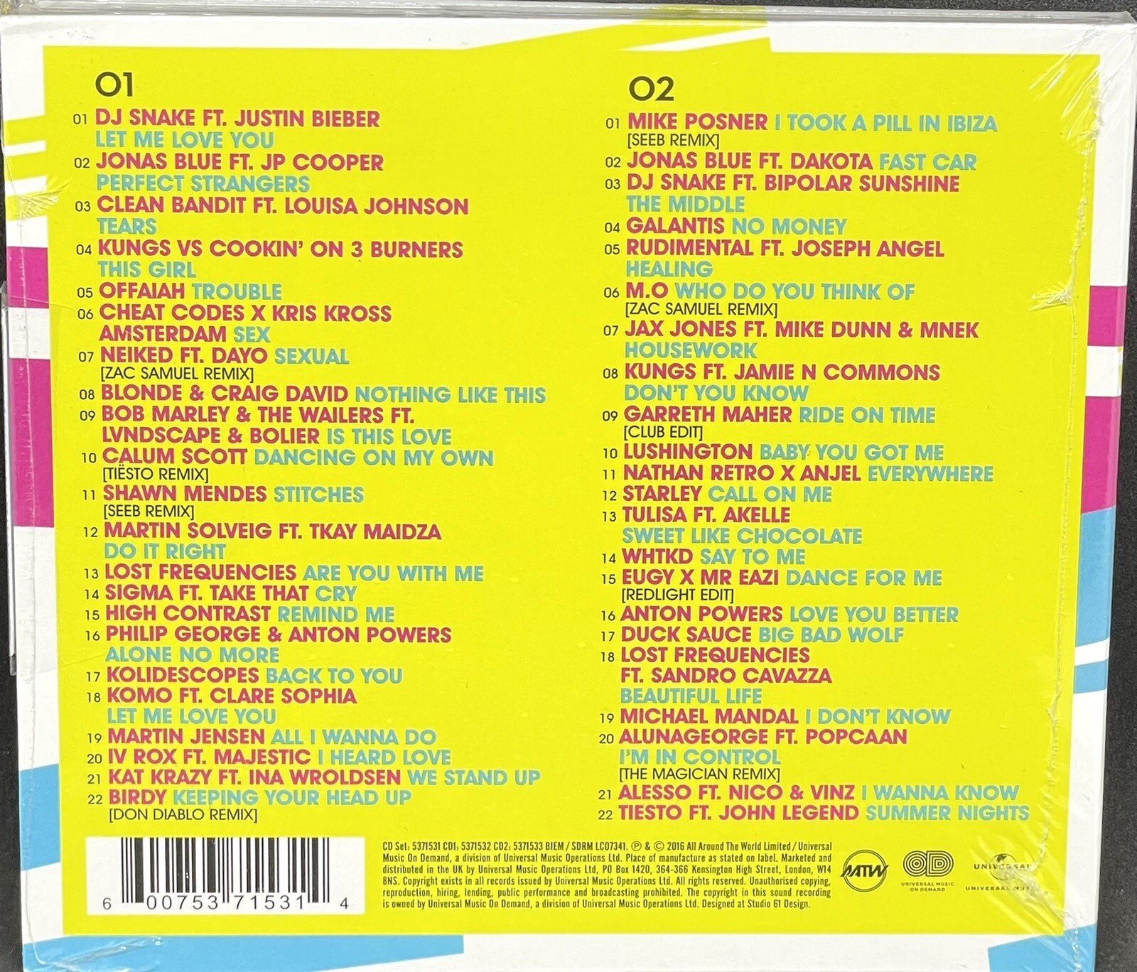 CLUBLAND 2017 - VARIOUS ARTISTS, DOUBLE CD ALBUM, (2016) NEW / SEALED ...