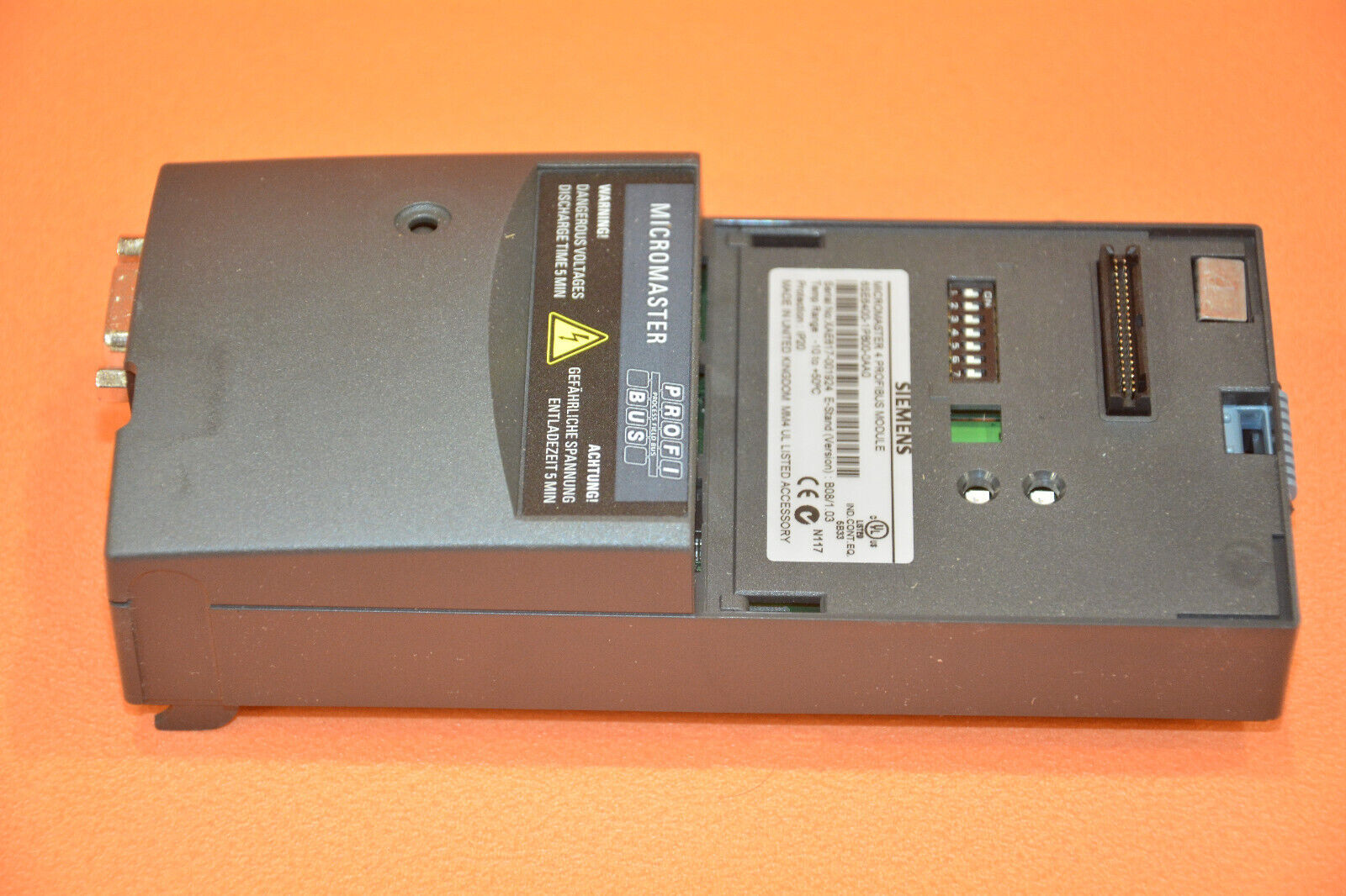 Siemens Micromaster 4 Profibus modules 6SE6400-1PB00-0AA0 | eBay