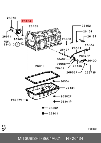 Genuine OE SwitchA/T Case Inhibitor 8604A021 for Mitsubishi 8604-A021 ...