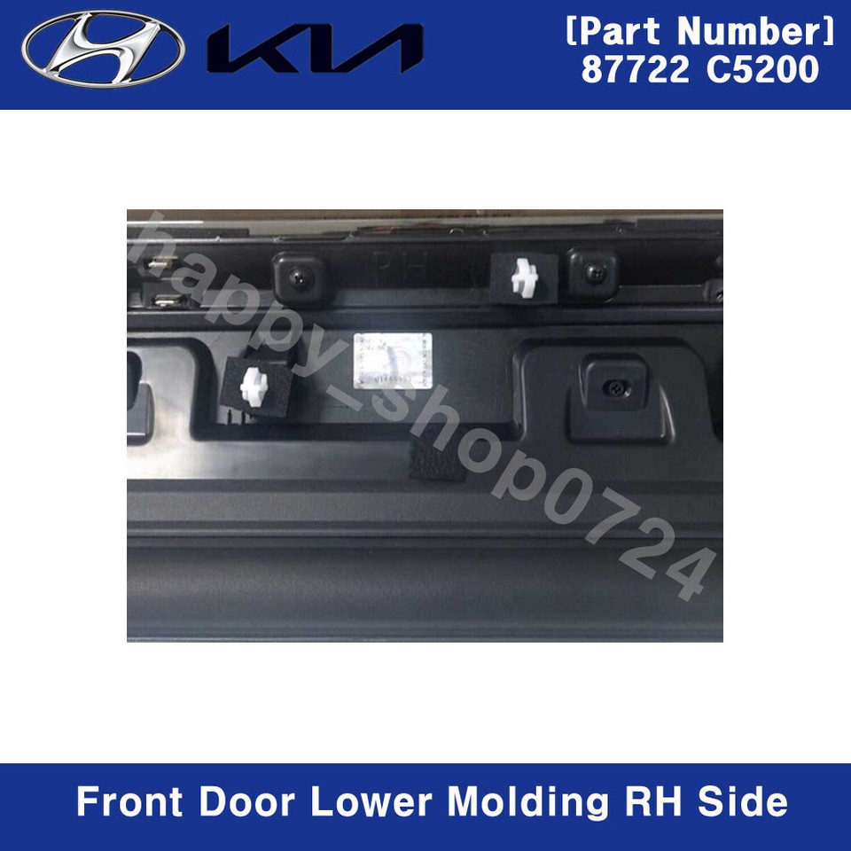 87722C5200 New Front Door Lower Molding RH Right Side for Kia Sorento ...