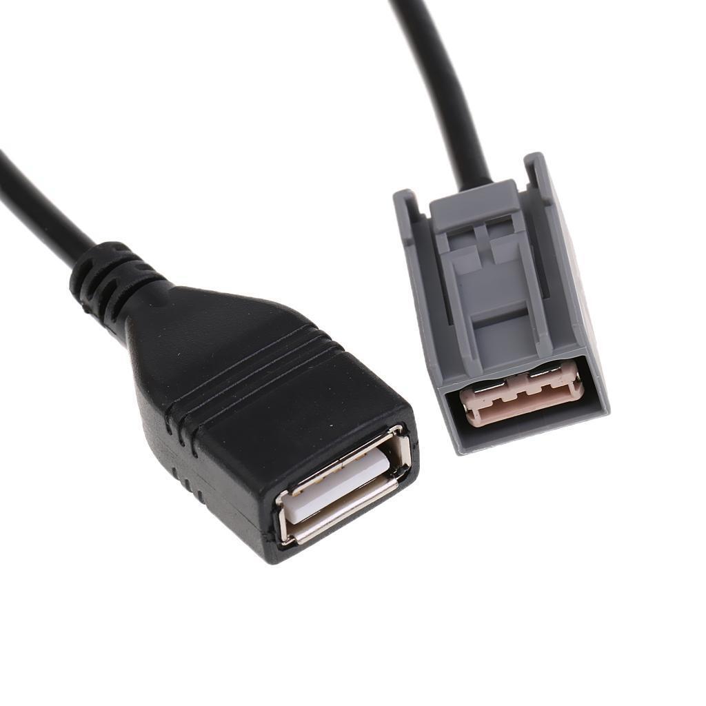 AUX USB Cable Adapter for HONDA CIVIC JAZZ/CR-V ACCORD/CR-Z 09-13 MP3 ...