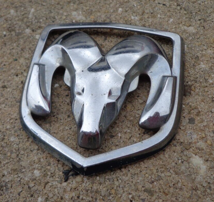 Dodge emblem badge decal logo chrome front Charger Avenger Caravan OEM ...