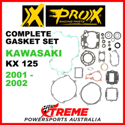 ProX Kawasaki KX125 KX 125 2001-2002 Complete Gasket Set 34.4221 | eBay ...