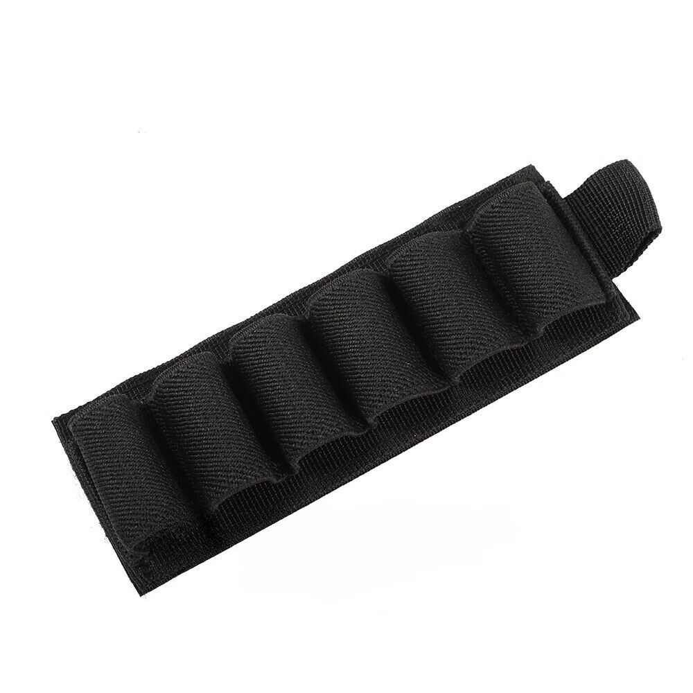 2X Tactical 6 Round 12/20GA Gauge Shotgun Shell Holder Cartridge Pouch ...