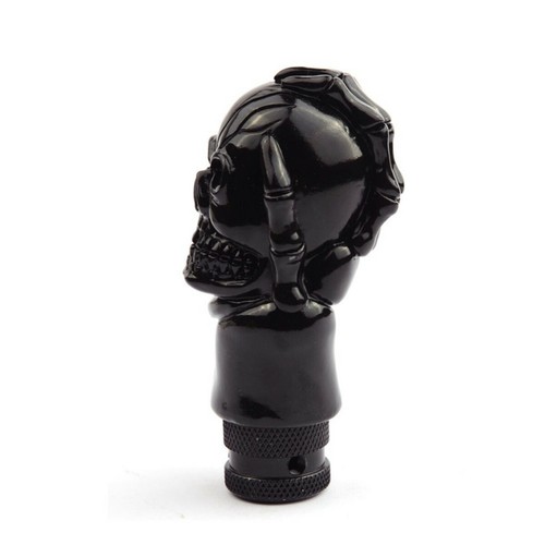 1 Set Car Gear Shift Knob Skull Shifter Lever Head 10cm Black Metal ...