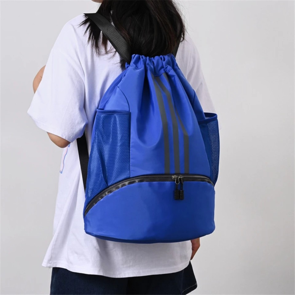 Drawstring Backpack Rucksack Bag Sport Gym Waterproof Sack Pack Bag Gym ...