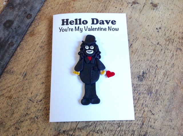 Papa Lazarou Valentines Card Handmade Hello Dave The League of ...