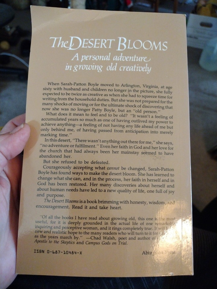 DESERT BLOOMS: A PERSONAL ADVENTURE IN GROWING OLD By Sarah-patton ...