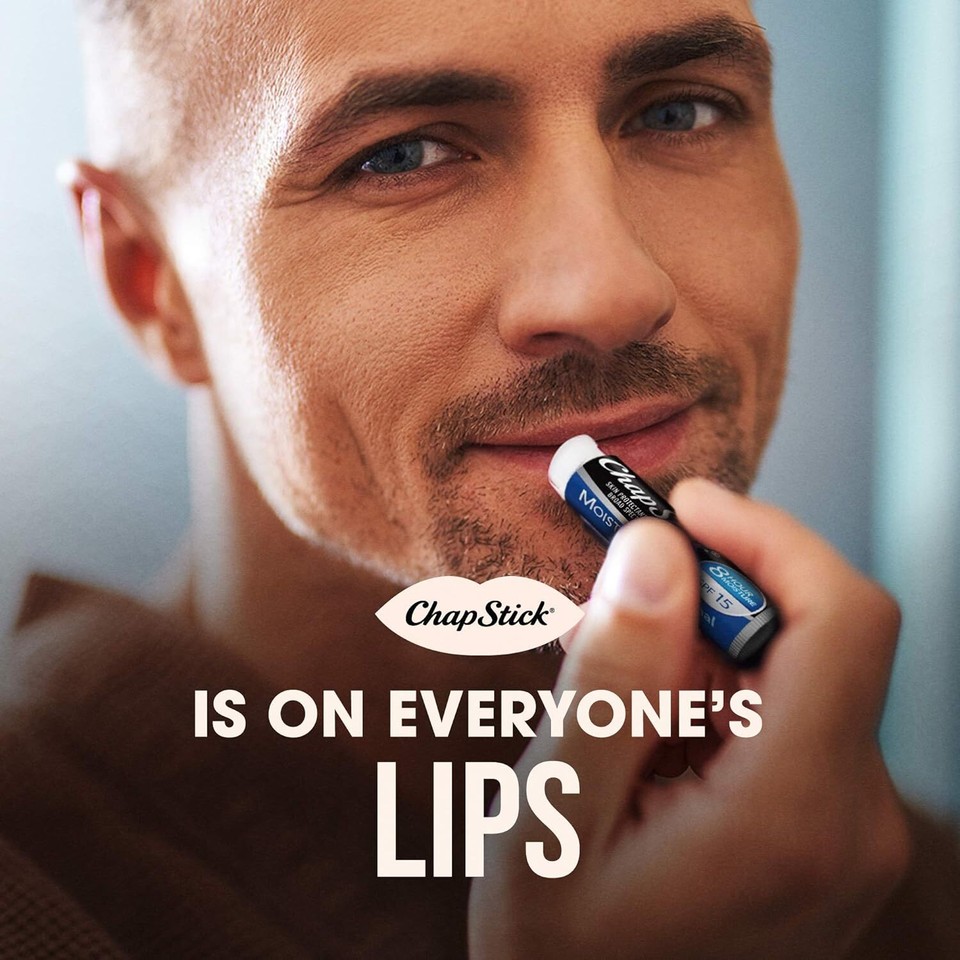 New ChapStick Moisturizer Original Lip Balm Tube, SPF 15 and Skin ...