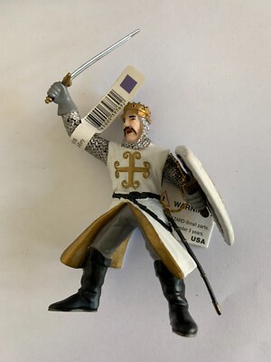 PAPO Toys - White & Gold Knight/King Medieval Figurine | eBay