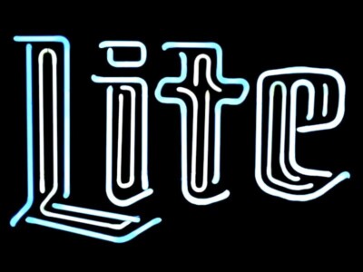 Miller Lite Beer NEW METAL SIGN: Faux-Neon Look - Large Size | eBay