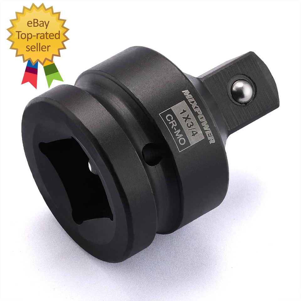 1-Inch Drive (F) to 3/4-Inch (M) Impact Socket Adapter and Reducer ...