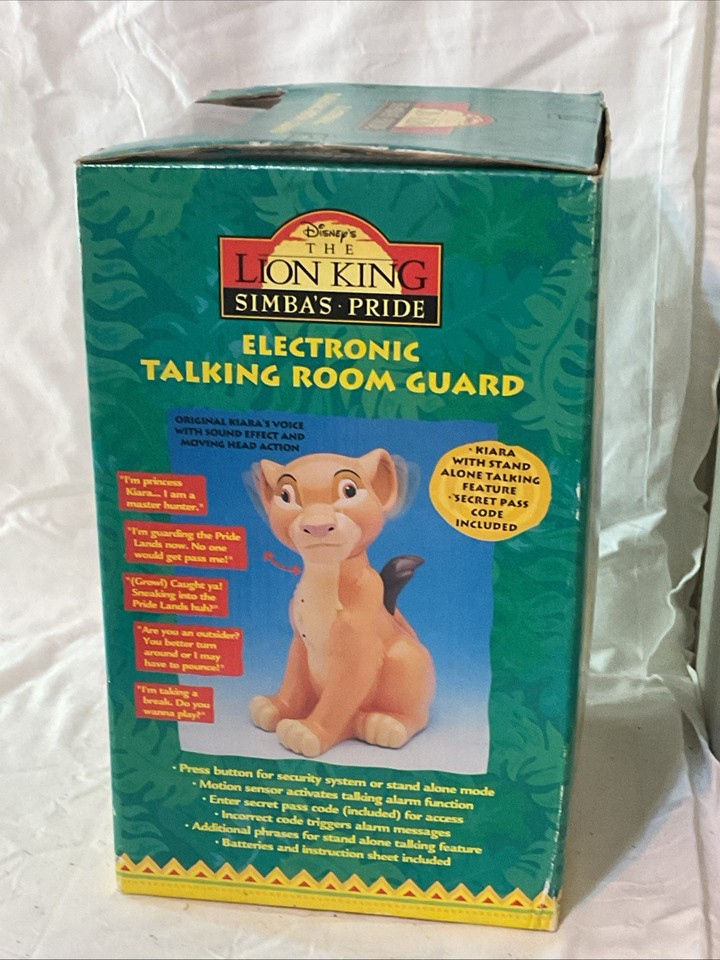VTG Lion King Talking Room Guard Thinkway Toys Simbas Pride Princess ...
